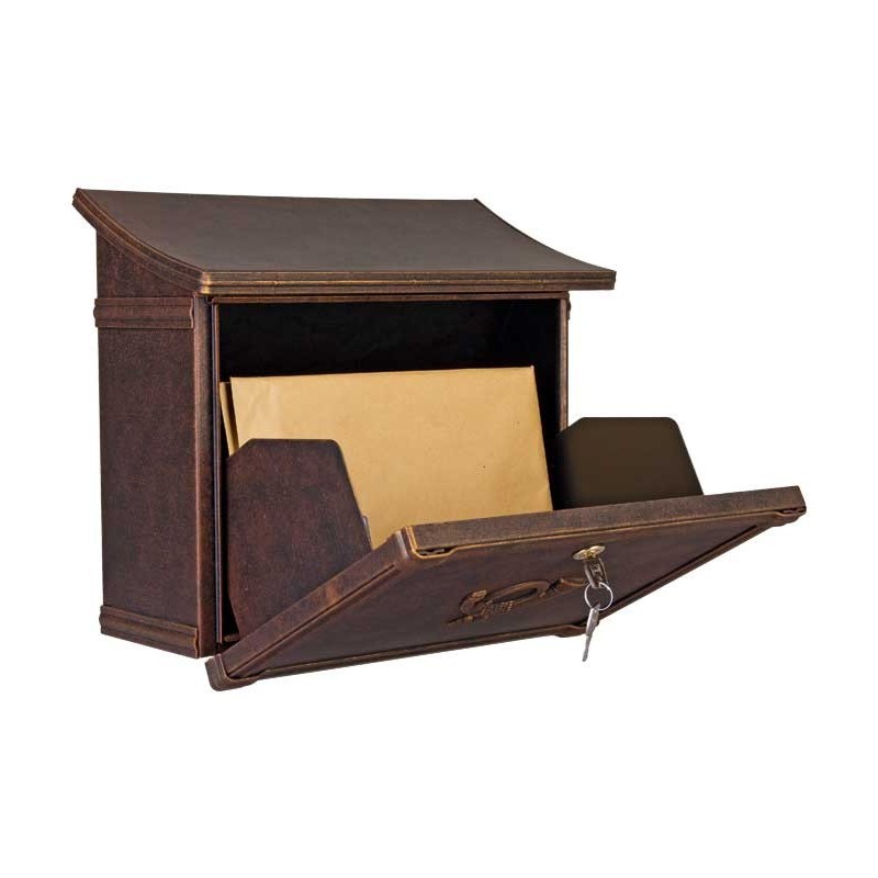 Mailbox MERITO with newspaper box - HEIBI